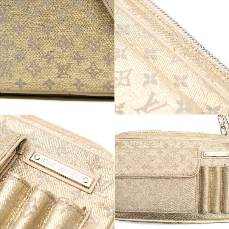 Louis Vuitton Small Gold Limited Edition Monogram Bag at 1stDibs