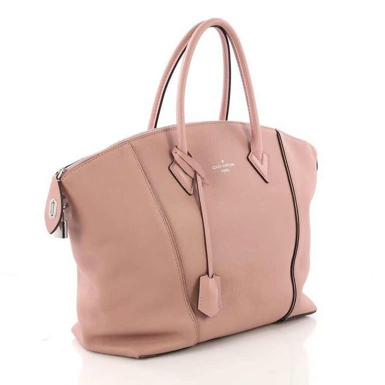 Louis Vuitton Soft Lockit Handbag Leather MM at 1stDibs