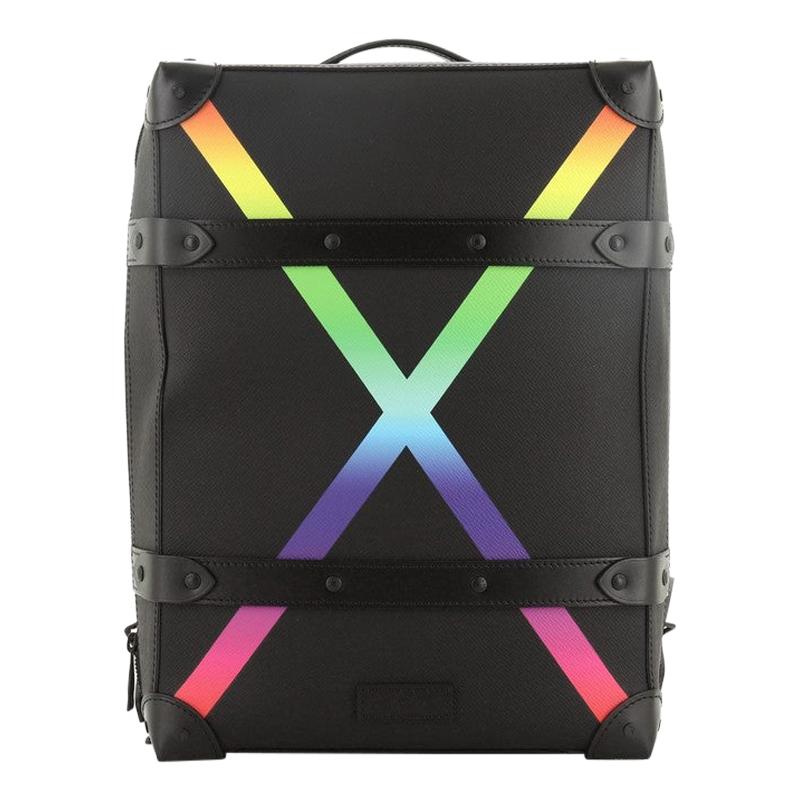 Louis Vuitton Soft Trunk Backpack Rainbow Taiga Leather PM at 1stDibs