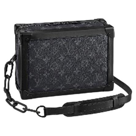Louis Vuitton Soft Trunk Bag Black Monogram Eclipse Canva For Sale at ...