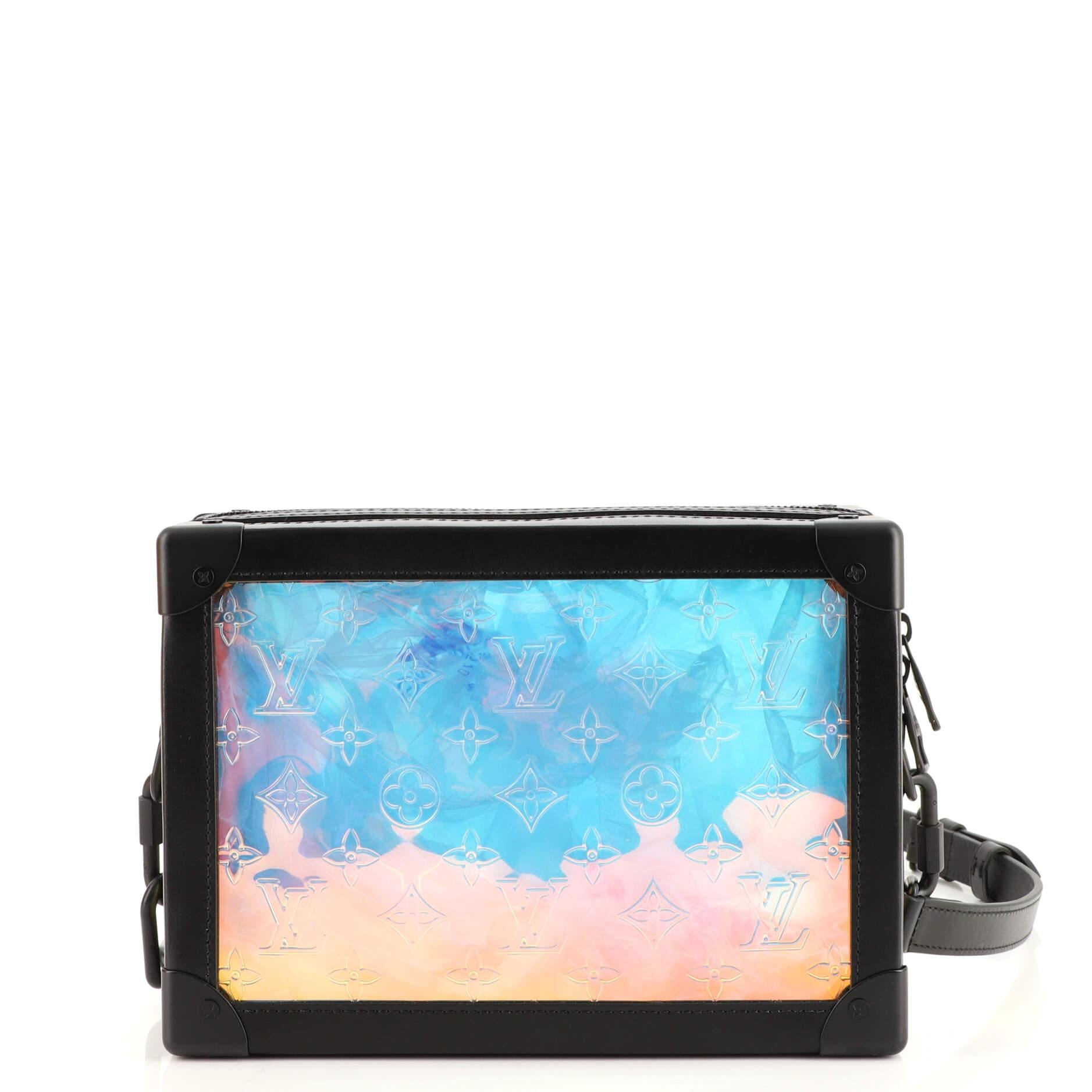 Louis Vuitton Soft Trunk Bag Limited Edition Dark Monogram Prism PVC at ...