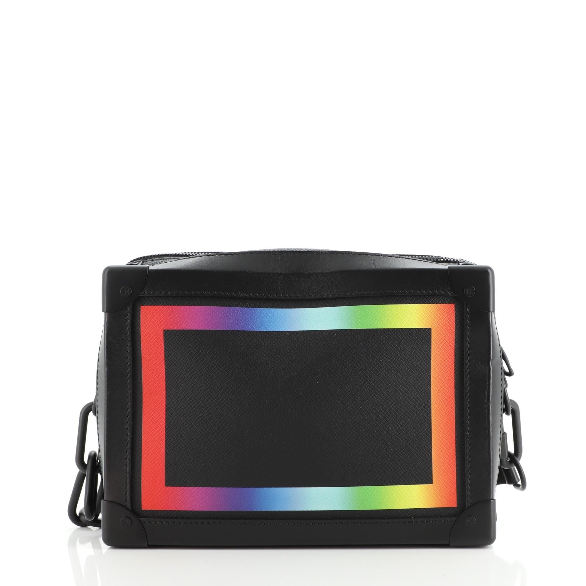 Louis Vuitton Soft Trunk Bag Rainbow Taiga Leather at 1stDibs | rainbow ...