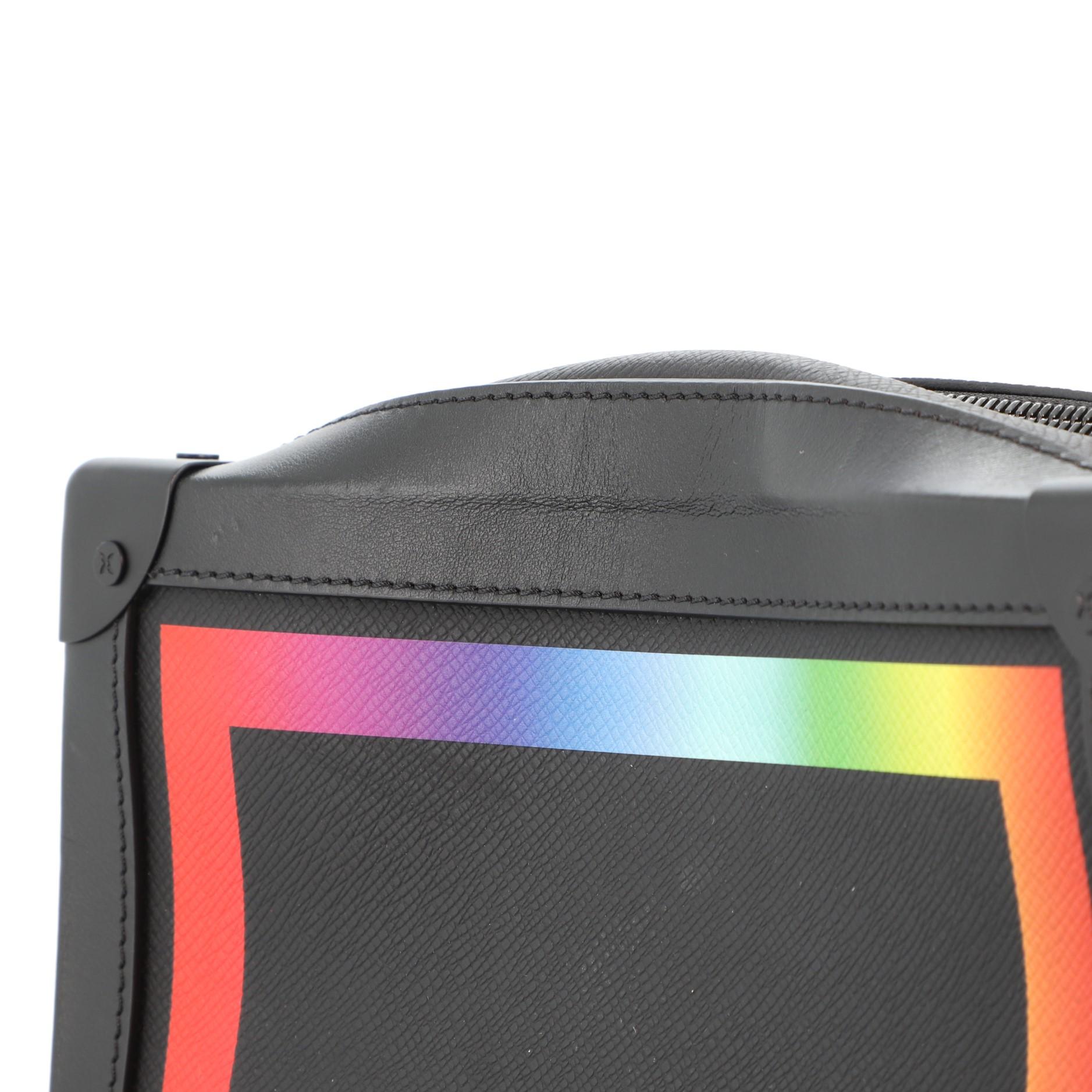 Louis Vuitton Soft Trunk Bag Rainbow Taiga Leather at 1stDibs | rainbow ...