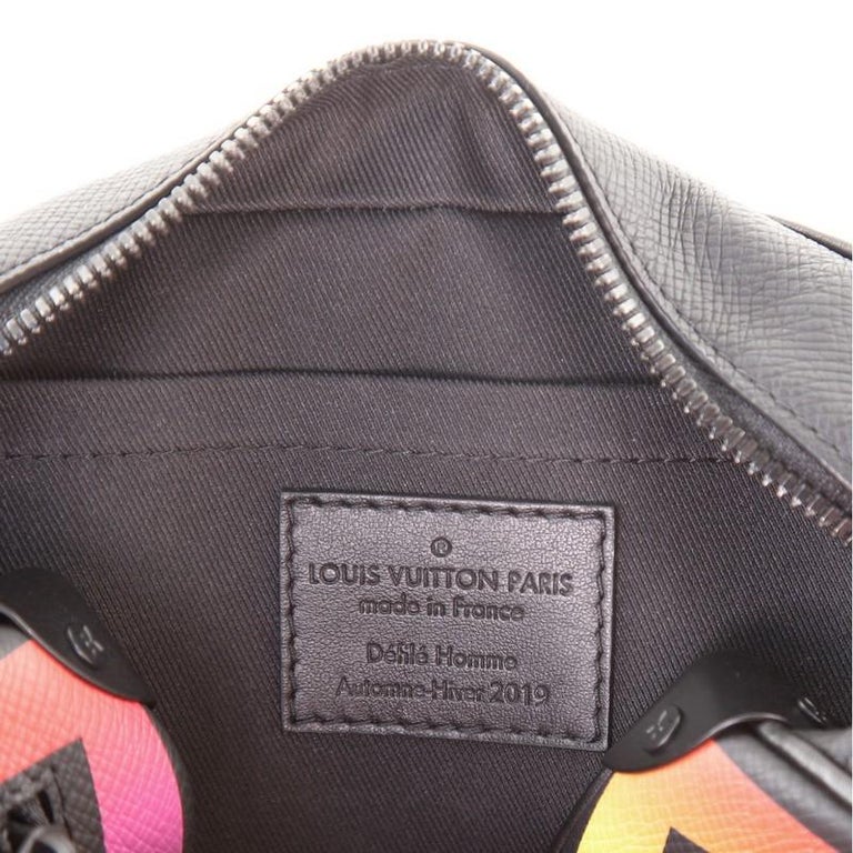 Louis Vuitton Soft Trunk Bag Rainbow Taiga Leather Mini at 1stDibs