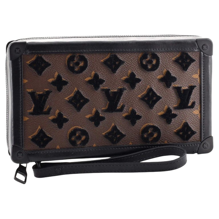 Louis Vuitton Soft Trunk Clutch Monogram Tuffetage Canvas For Sale at ...
