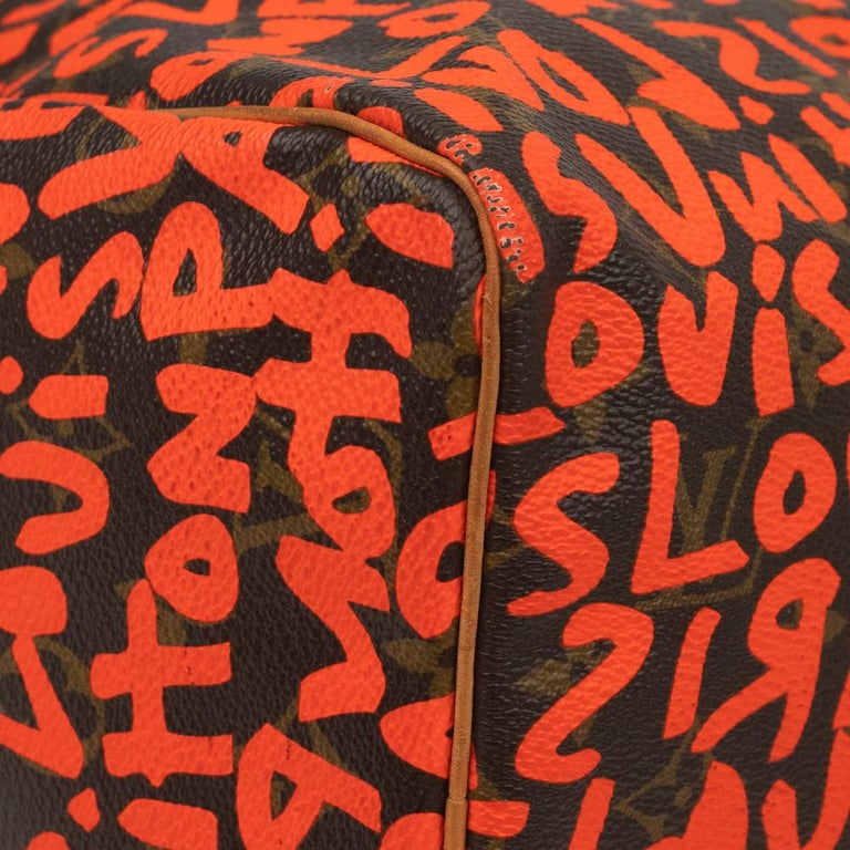 LOUIS VUITTON, Speedy 30 Graffiti in red canvas at 1stDibs