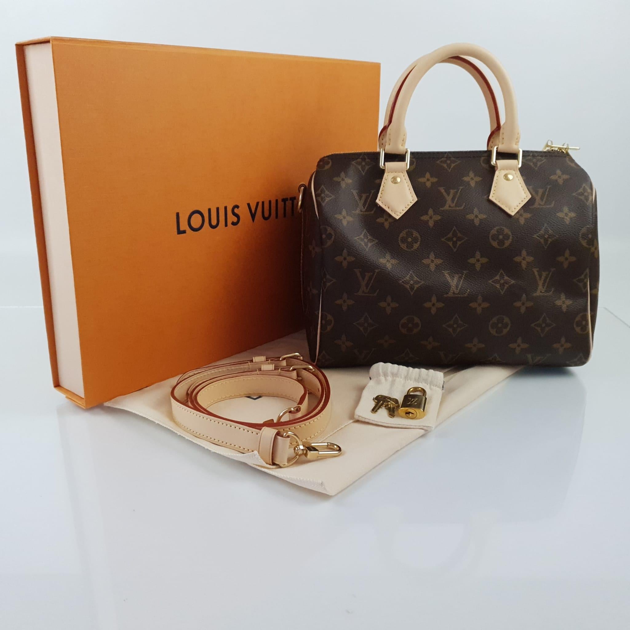 Louis Vuitton Speedy Bandoulière 25 Monogram Canvas For Sale at 1stDibs
