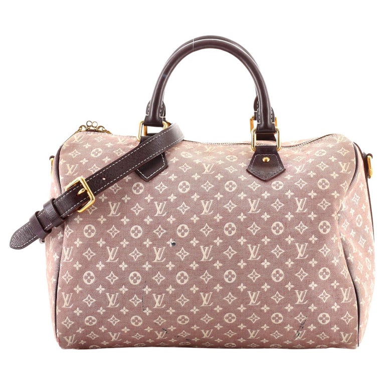 Louis Vuitton Speedy Bandouliere Bag Mini Lin 30 For Sale at 1stDibs