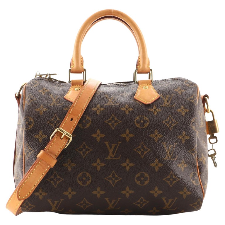 Louis Vuitton Speedy Bandouliere Bag Monogram Canvas 25 For Sale at 1stDibs