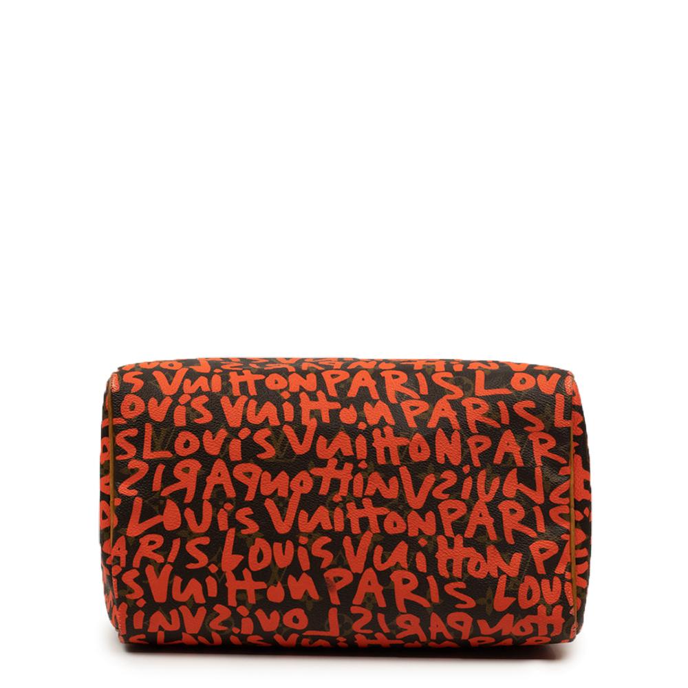 LOUIS VUITTON, Speedy Graffiti in brown leather For Sale at 1stDibs ...