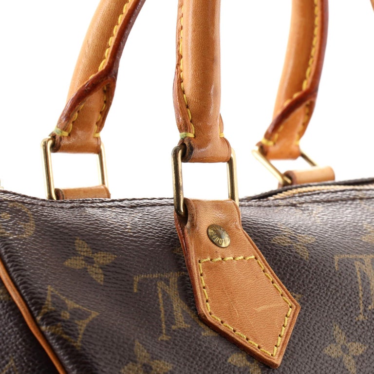 Louis Vuitton Speedy Handbag Monogram Canvas 25 For Sale at 1stDibs
