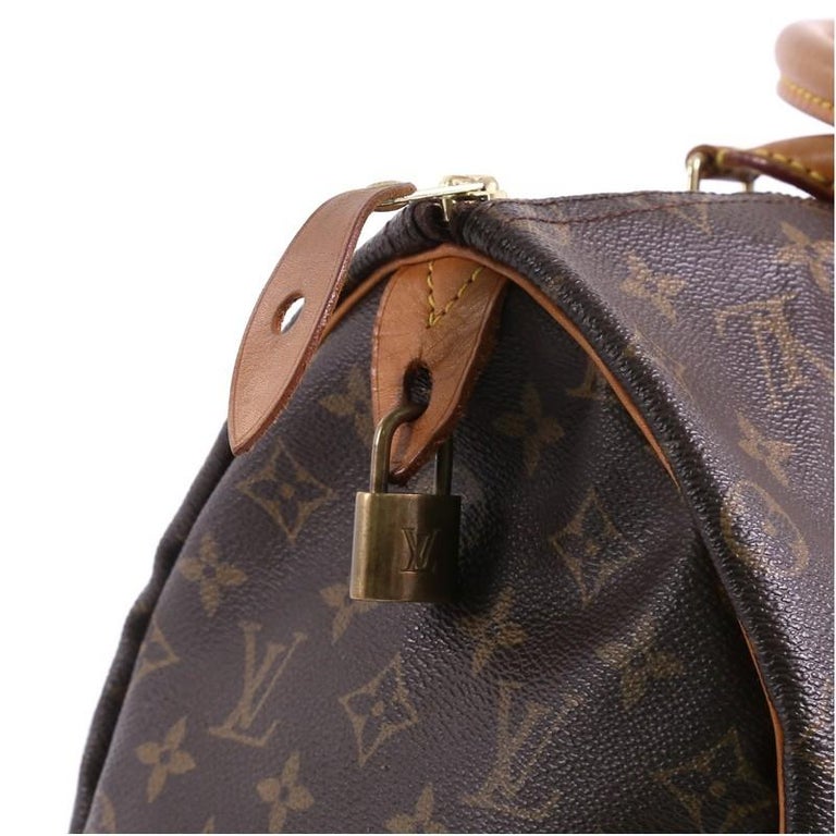 Louis Vuitton Speedy Handbag Monogram Canvas 35 at 1stDibs