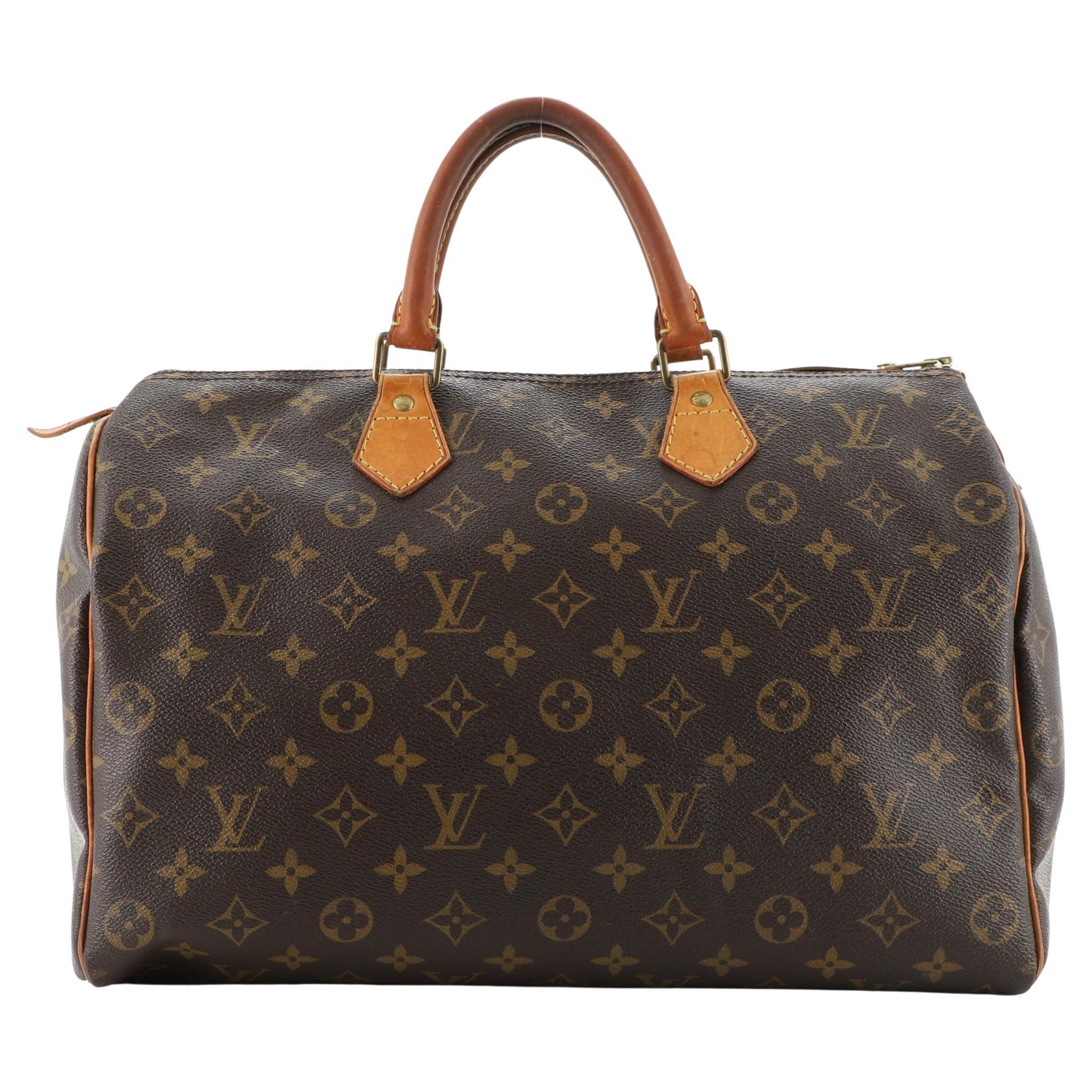 Louis Vuitton Speedy 35 Monogram - 29 For Sale on 1stDibs