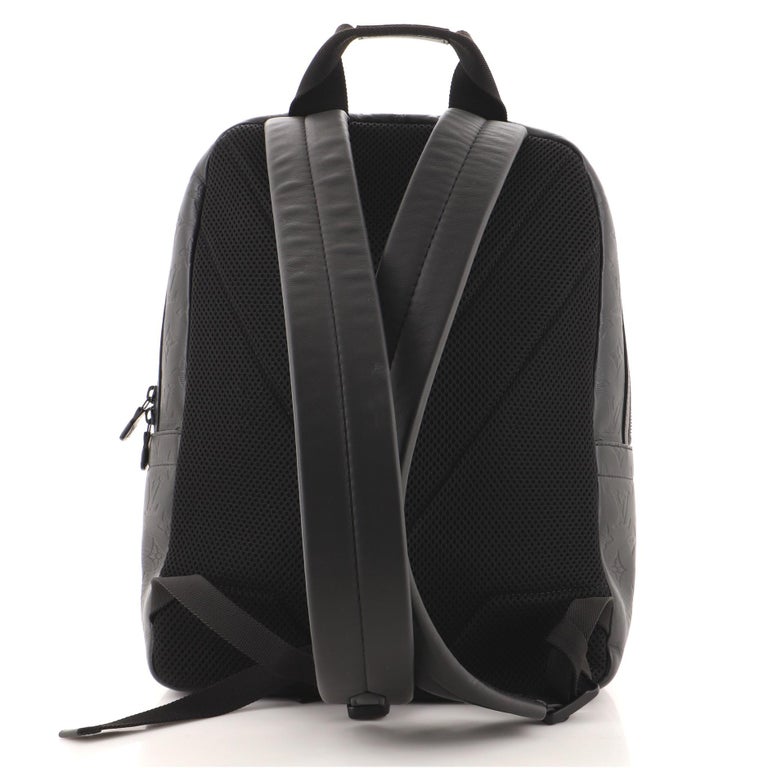 Louis Vuitton Sprinter Backpack Monogram Shadow Leather For Sale at 1stDibs