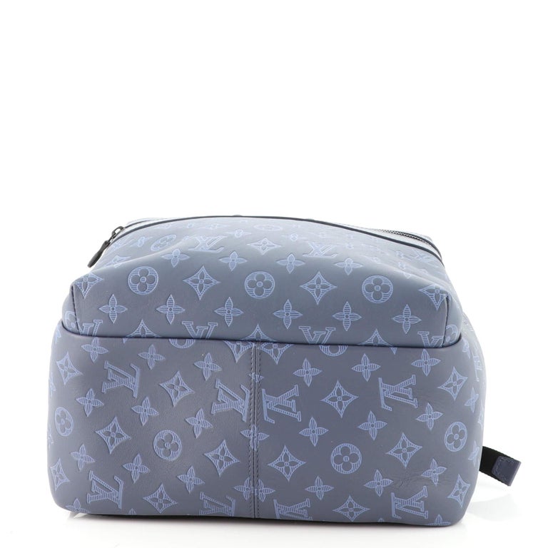Louis Vuitton Sprinter Backpack Monogram Shadow Leather For Sale at 1stDibs