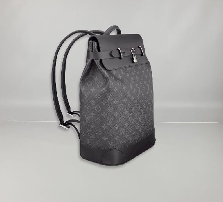 Louis Vuitton Steamer Backpack Black Monogram Eclipse Coated Canvas For ...