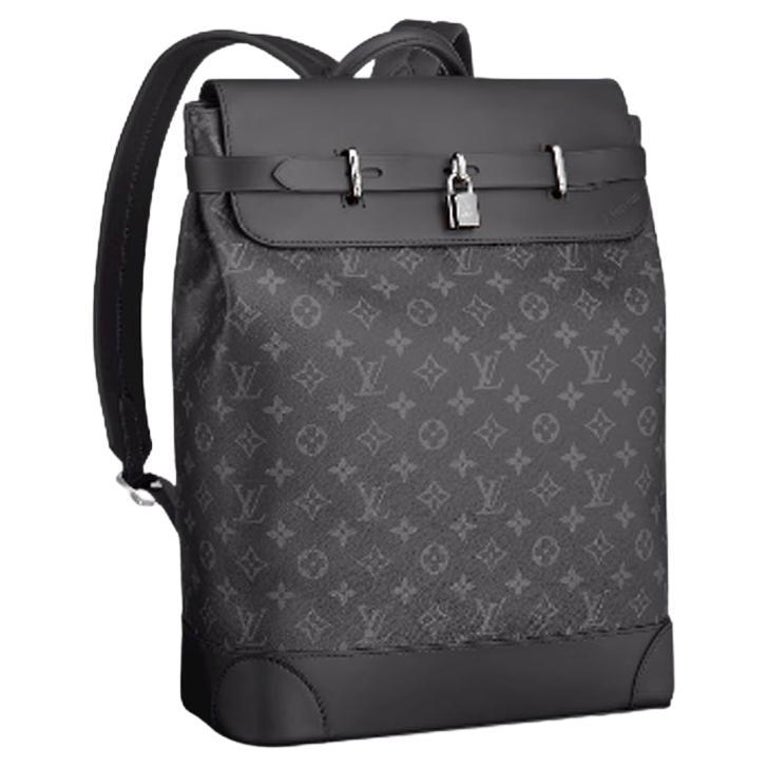 Louis Vuitton Steamer Backpack Black Monogram Eclipse Coated Canvas For ...