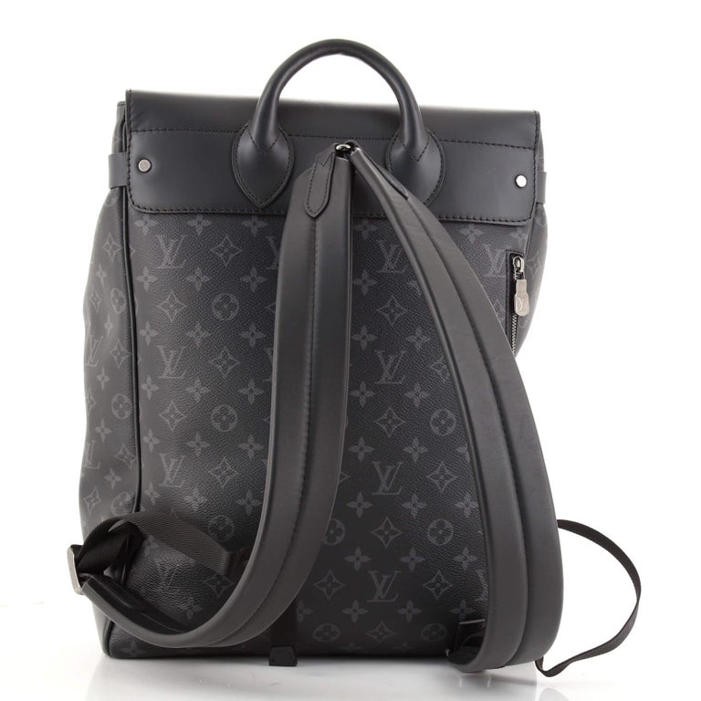 Louis Vuitton Steamer Backpack Monogram Eclipse Canvas For Sale at 1stDibs