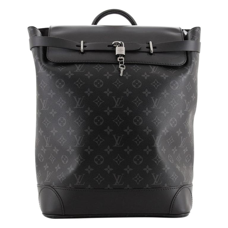 Louis Vuitton Steamer Backpack Monogram Eclipse Canvas at 1stDibs
