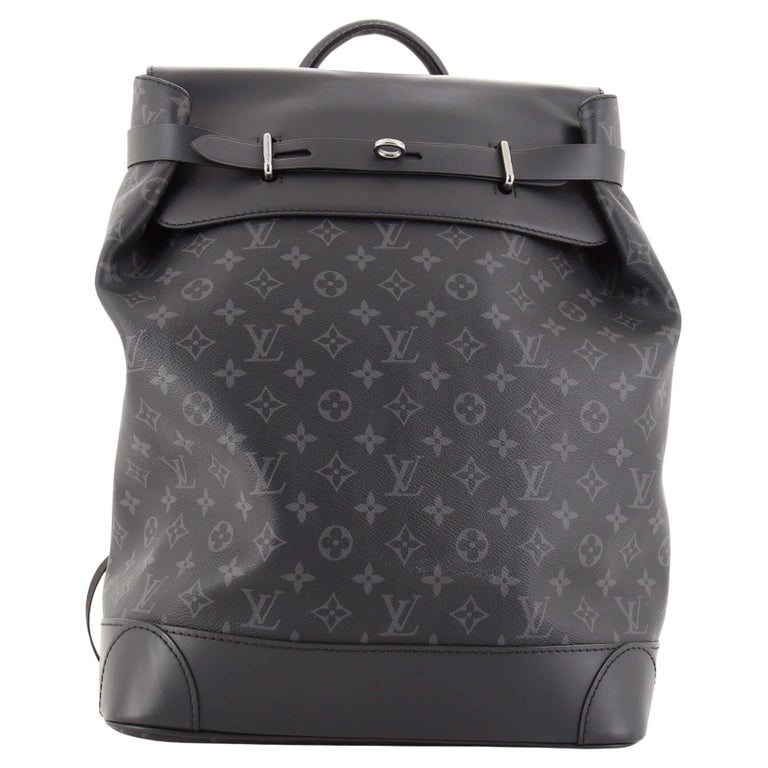 Louis Vuitton Steamer Backpack Monogram Eclipse Canvas For Sale at 1stDibs