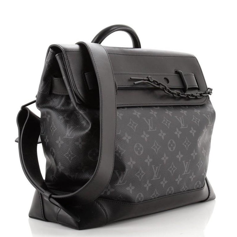 Louis Vuitton Steamer Bag Monogram Eclipse Canvas PM at 1stDibs