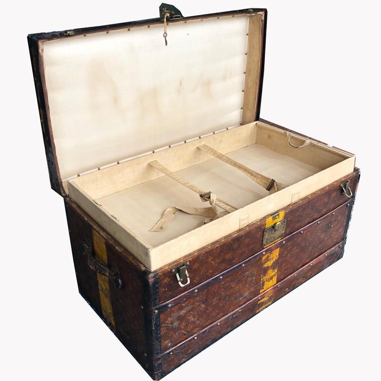 Louis Vuitton Steamer Trunk Monogram Canvas with 3 Insert Trays Early ...