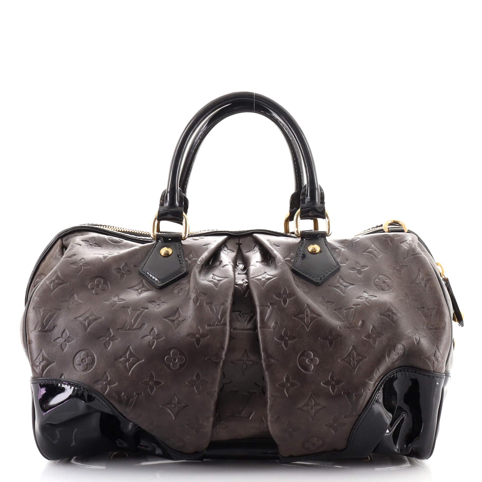 Louis Vuitton Stephen Handbag Monogram Embossed Leather at 1stDibs