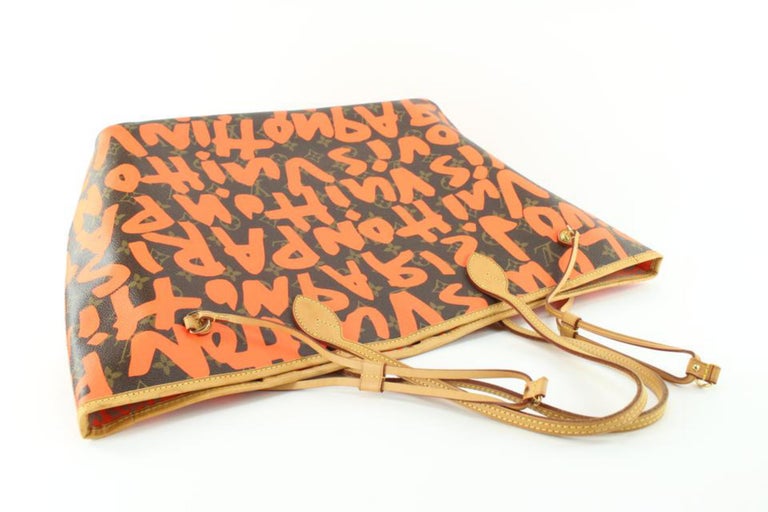 Louis Vuitton Stephen Sprouse Orange Graffiti Neverfull GM Tote ...