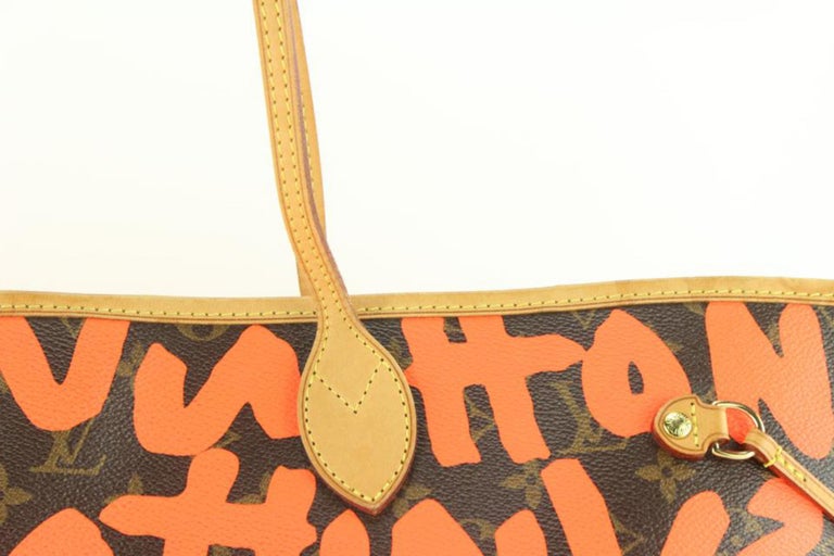 Louis Vuitton Stephen Sprouse Orange Graffiti Neverfull GM Tote ...