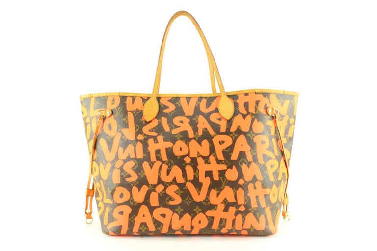 Louis Vuitton Stephen Sprouse Orange Graffiti Neverfull GM Tote Bag ...