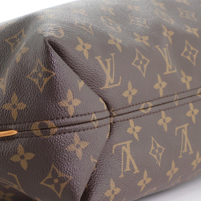 Louis Vuitton Sully Handbag Monogram Canvas MM For Sale at 1stDibs