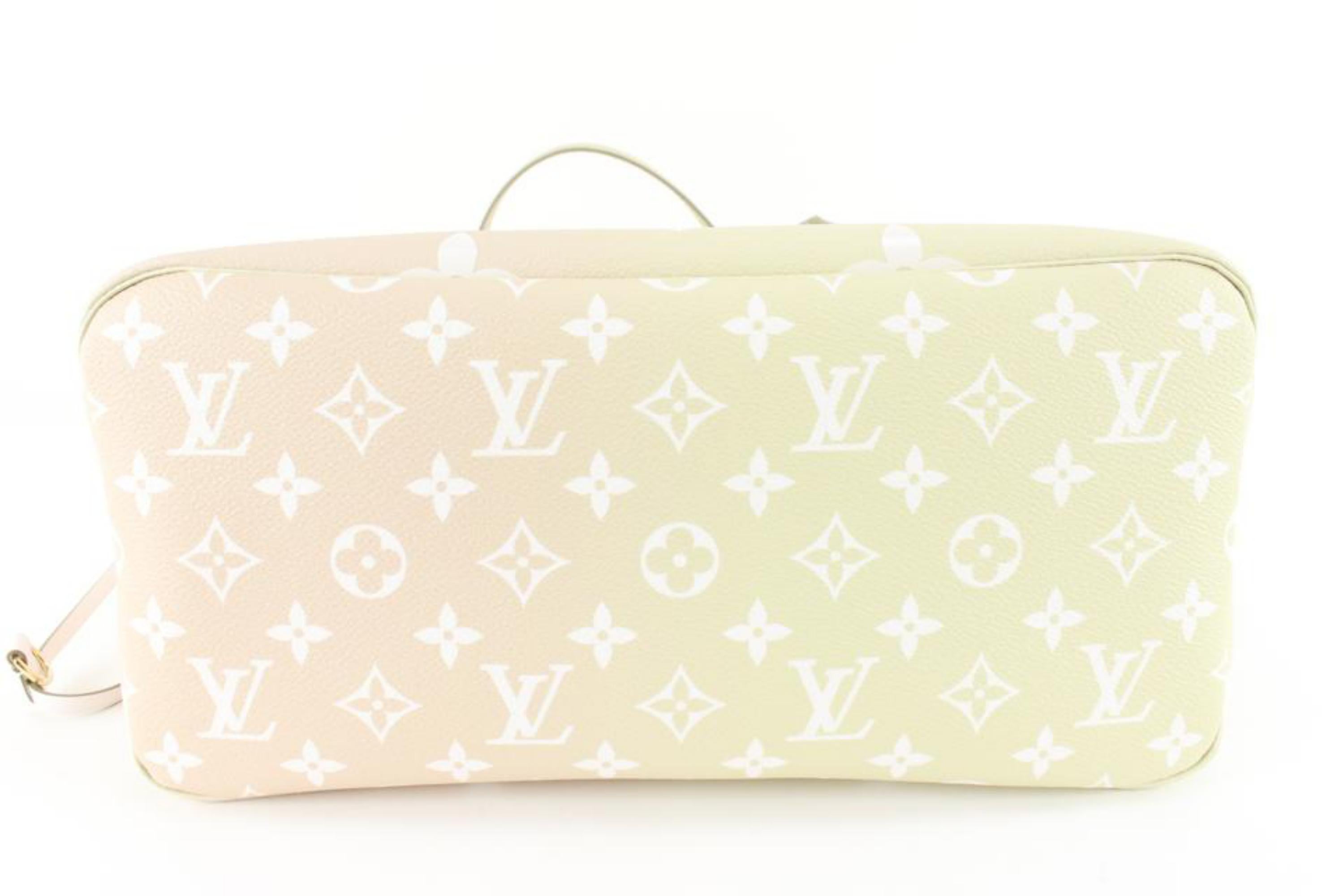 Louis Vuitton Sunrise Sunset Monogram Neverfull MM Tote with Pouch ...
