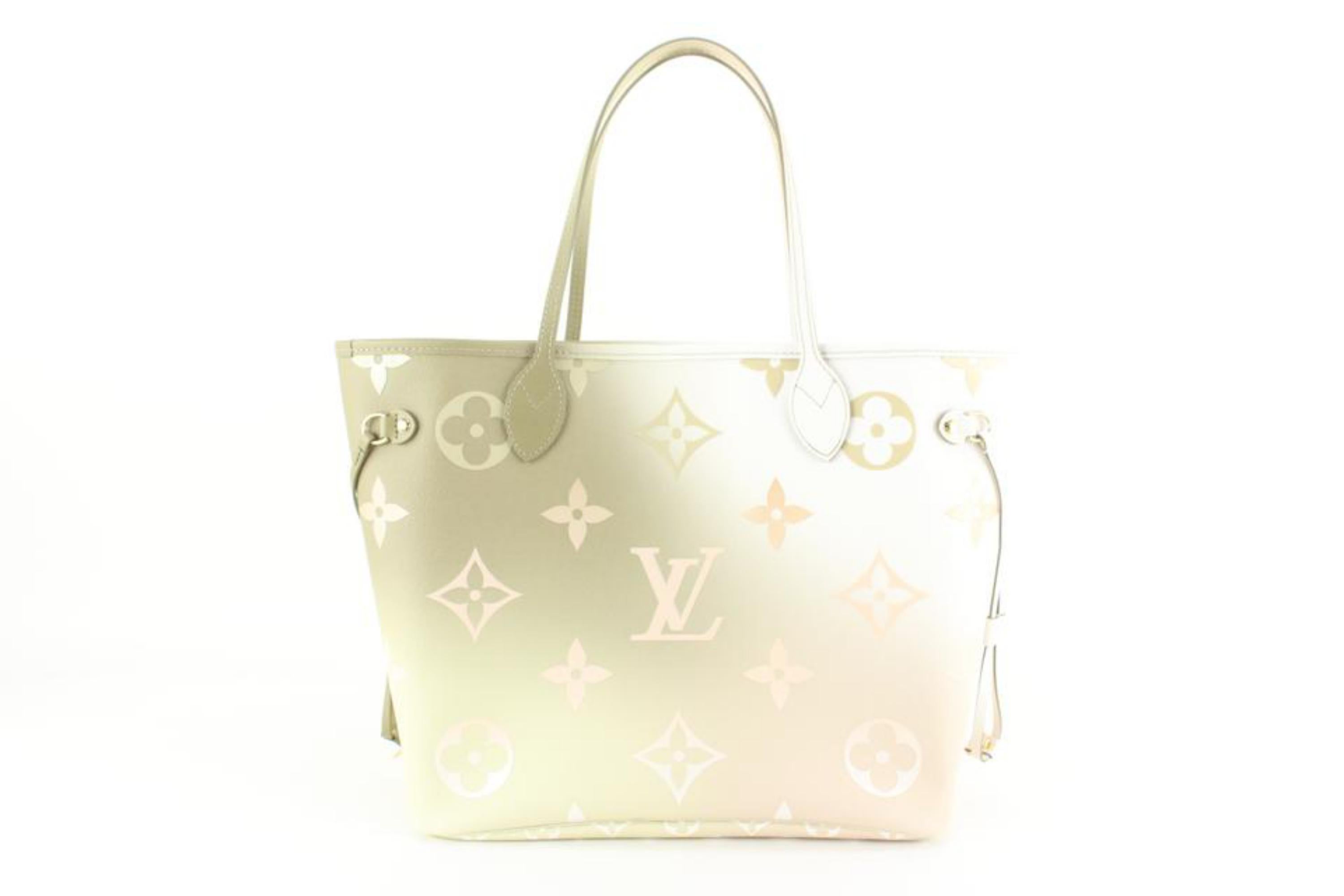 Louis Vuitton Sunrise Sunset Monogram Neverfull MM Tote with Pouch ...