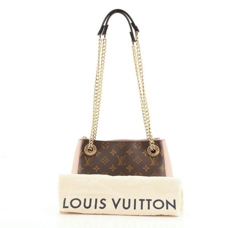 Louis Vuitton Surene Handbag Monogram Canvas with Leather BB at 1stDibs