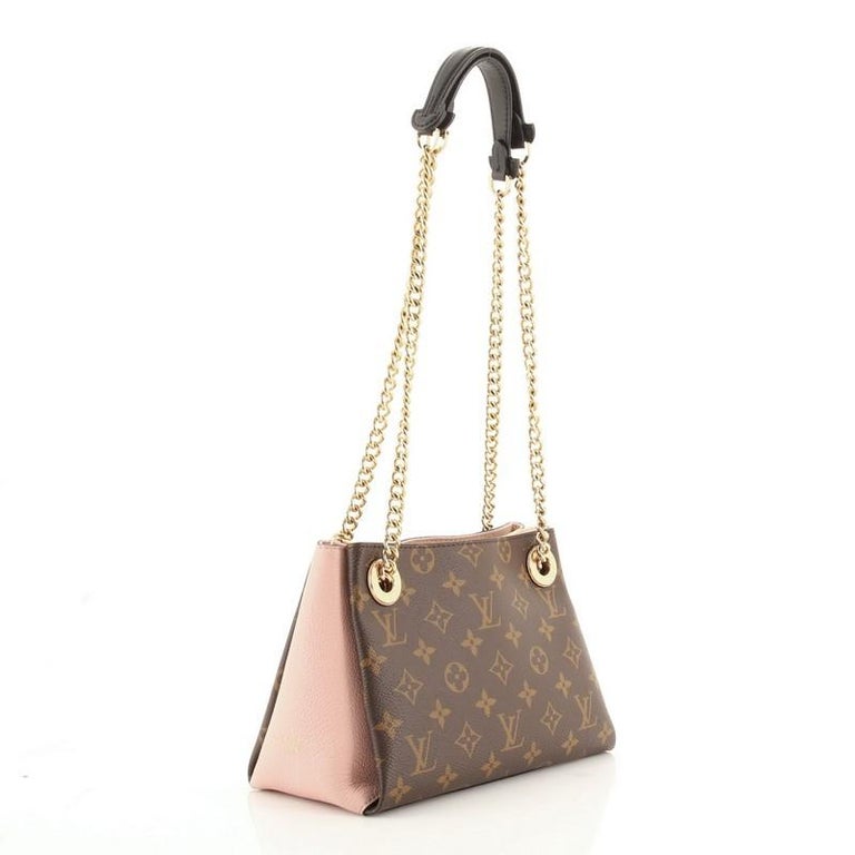 Louis Vuitton Surene Handbag Monogram Canvas with Leather BB at 1stDibs