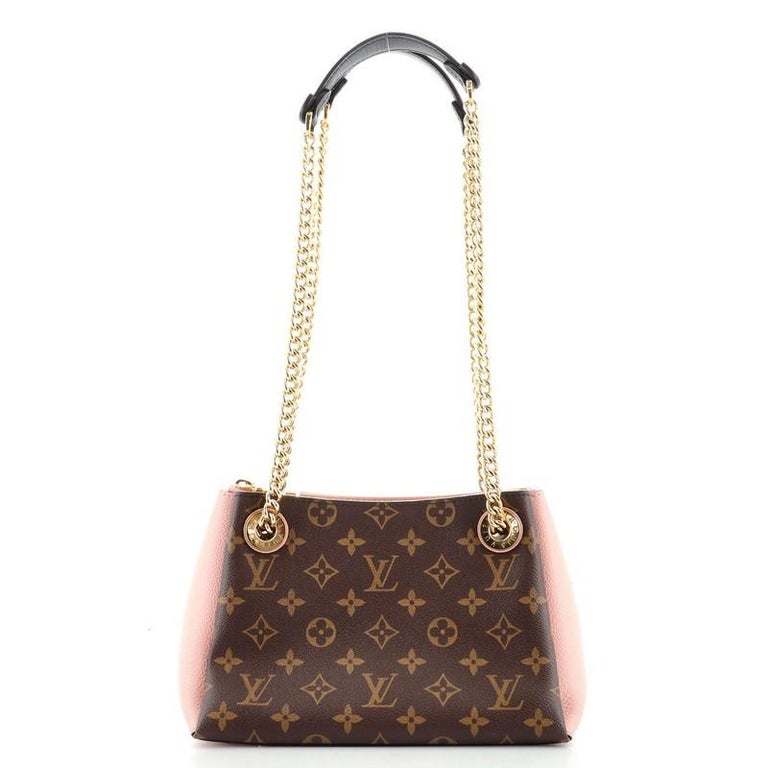 Louis Vuitton Surene Handbag Monogram Canvas with Leather BB at 1stDibs