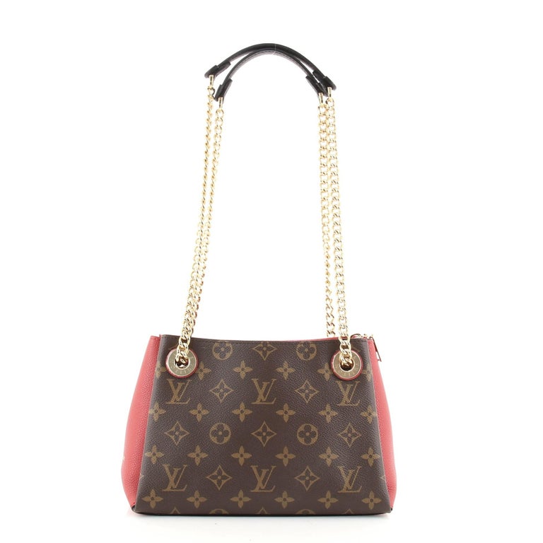 Louis Vuitton Surene Handbag Monogram Canvas with Leather BB at 1stDibs