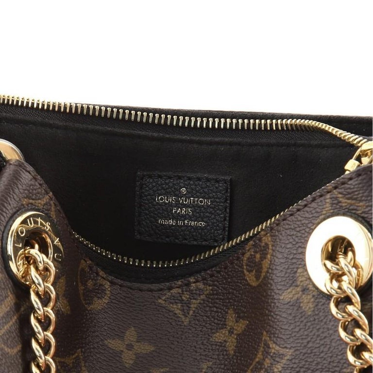 Louis Vuitton Surene Handbag Monogram Canvas with Leather BB at 1stDibs