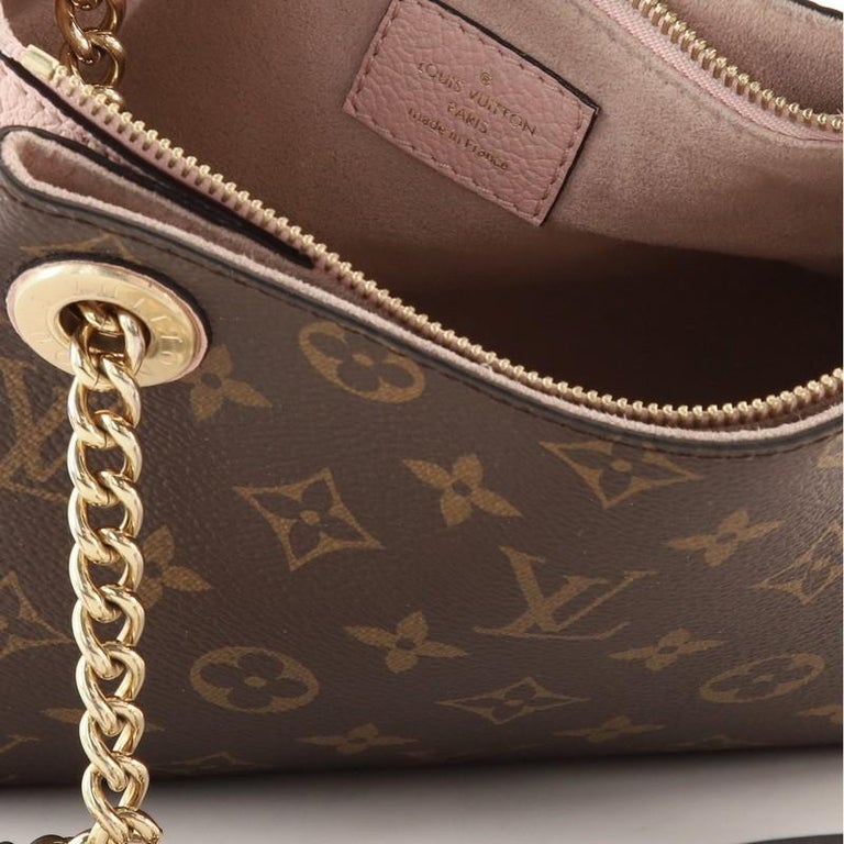 Louis Vuitton Surene Handbag Monogram Canvas with Leather BB at 1stDibs