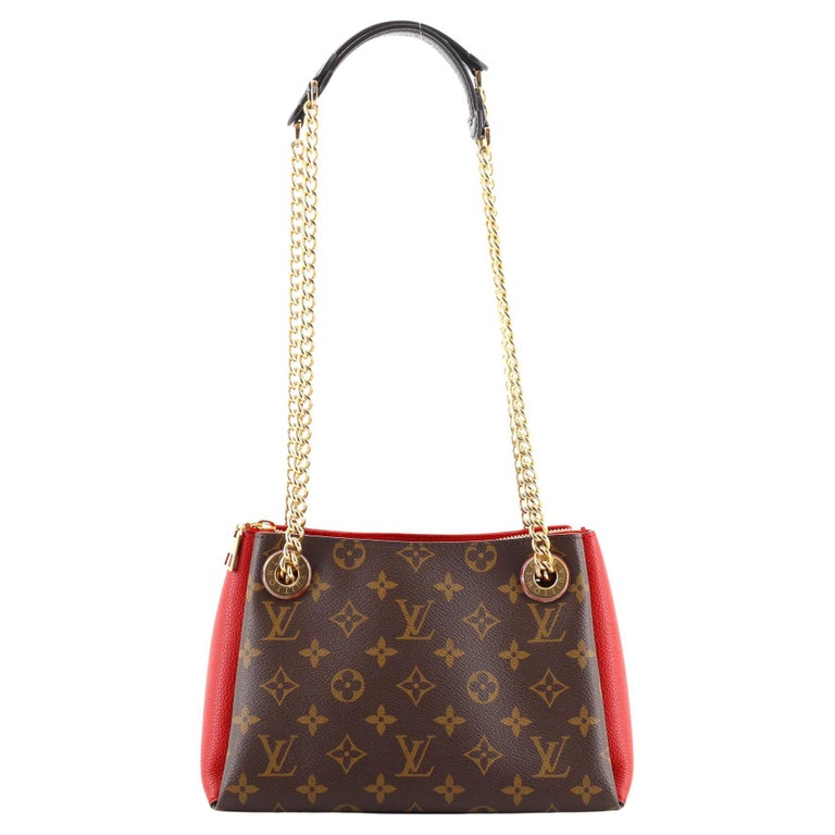 Louis Vuitton Surene Handbag Monogram Canvas with Leather BB at 1stDibs