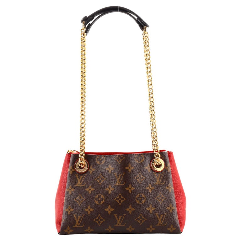 Louis Vuitton Surene Handbag Monogram Canvas with Leather BB at 1stDibs