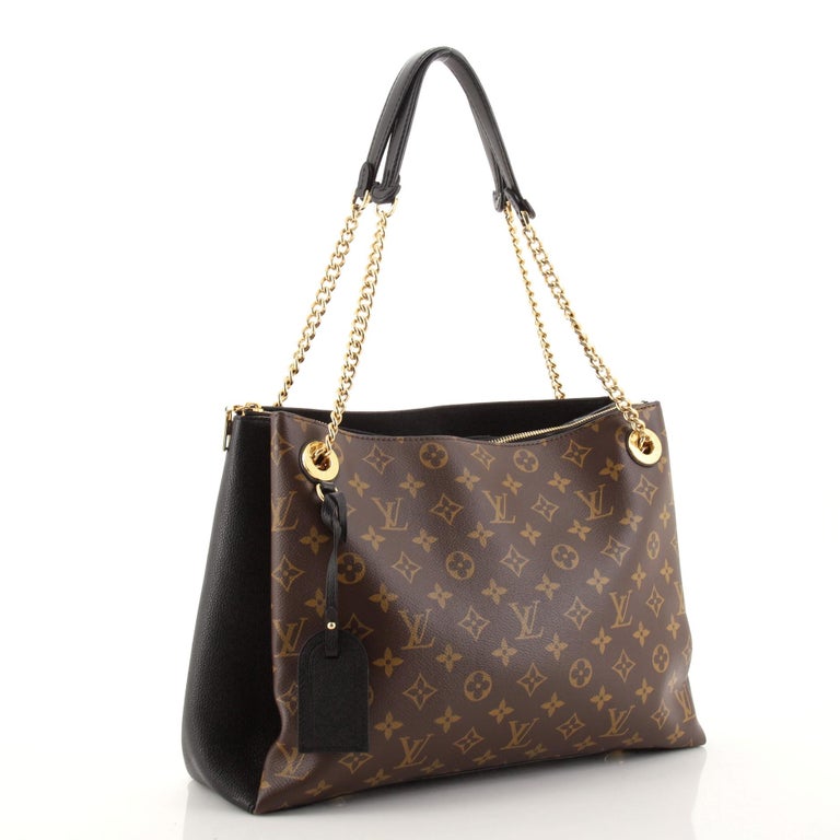 Louis Vuitton Surene Handbag Monogram Canvas with Leather MM at 1stDibs
