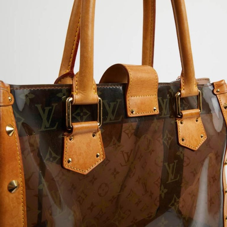 LOUIS VUITTON Transparent Amber Bag For Sale at 1stDibs | louis vuitton ...