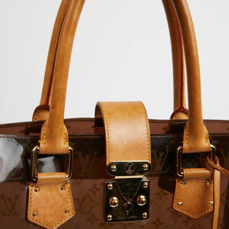 LOUIS VUITTON Transparent Amber Bag For Sale at 1stDibs | louis vuitton ...