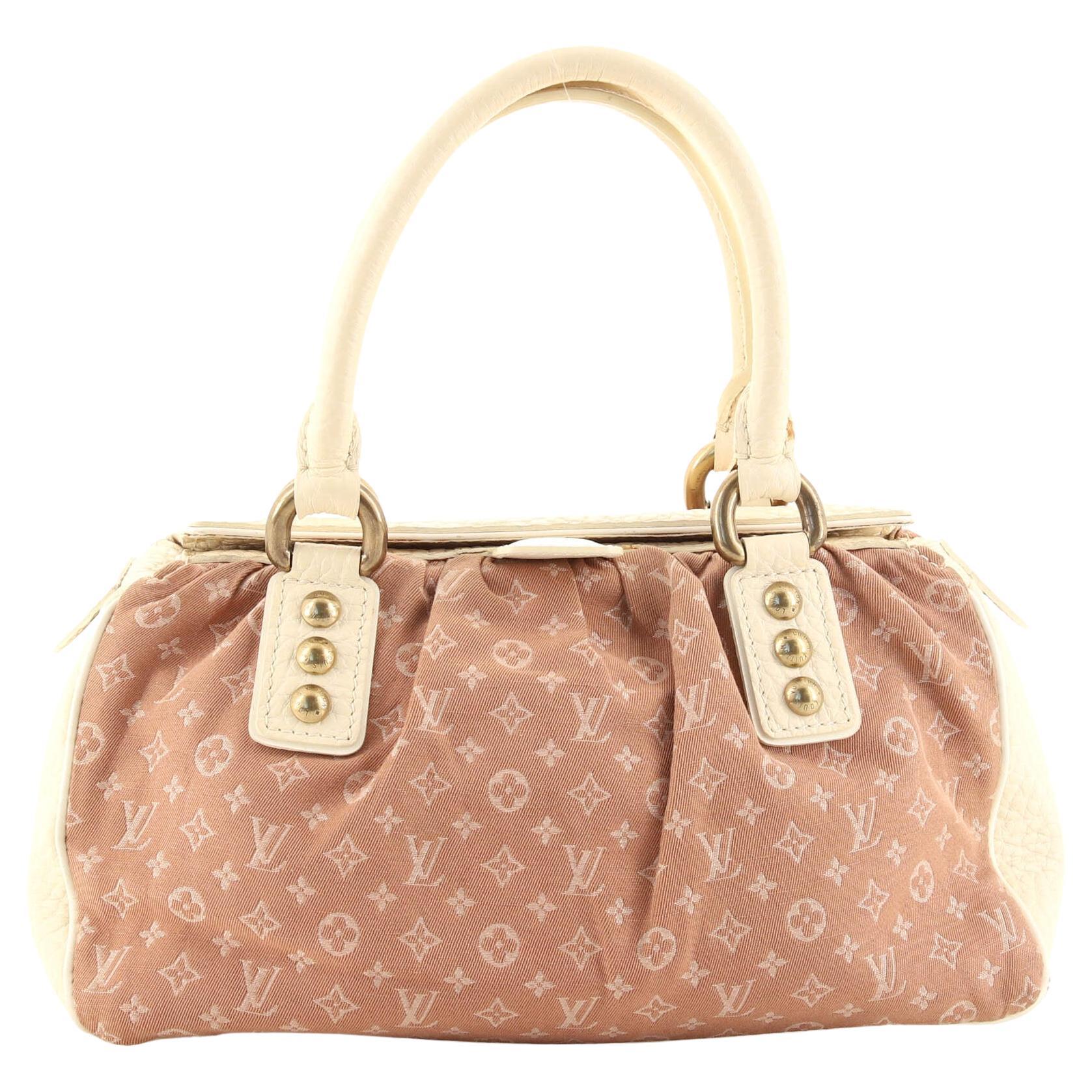 Louis Vuitton Lucille PM Beige Monogram Mini Canvas Hand Bag at 1stDibs