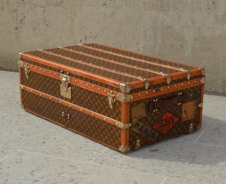 Louis Vuitton travel trunk c.1913 For Sale at 1stDibs