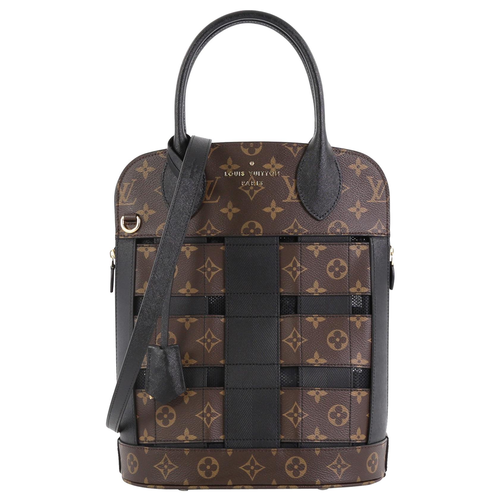 Louis Vuitton Tressage Tote Monogram MM at 1stDibs