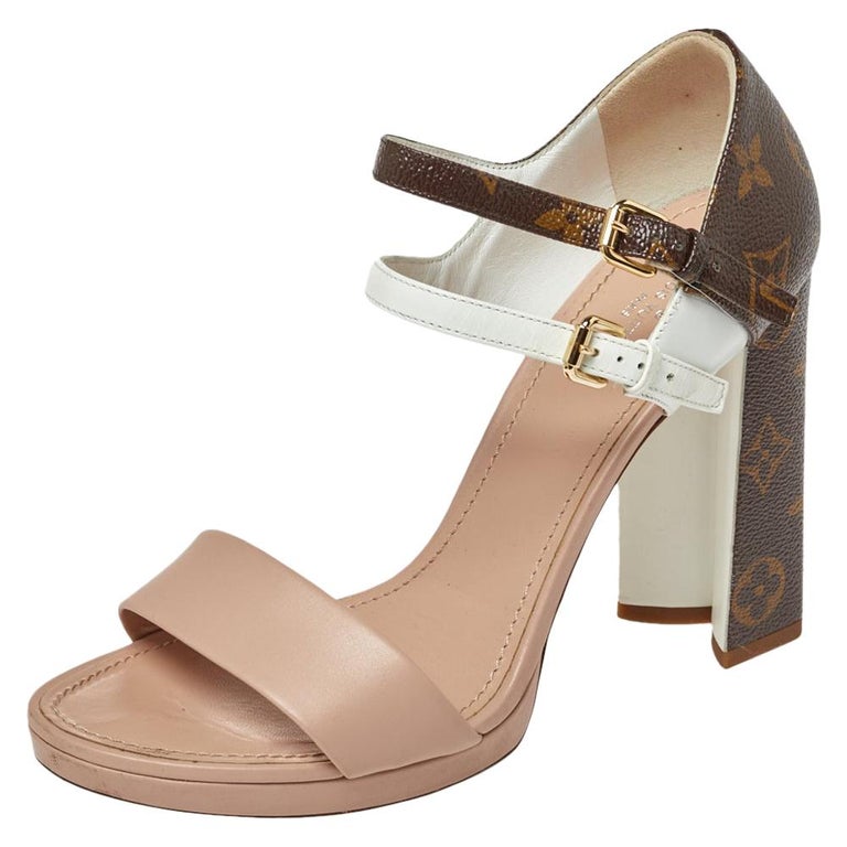 Louis Vuitton Tri Color Monogram Canvas and Leather Double Strap ...