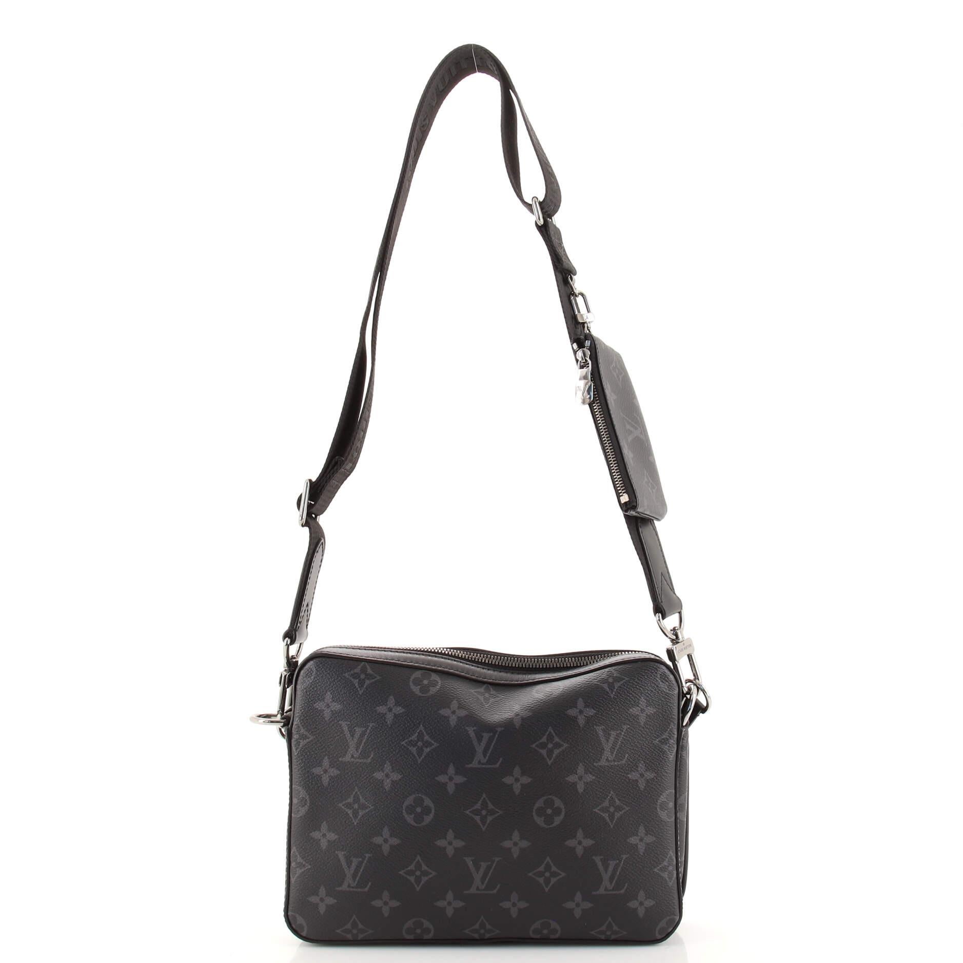 Louis Vuitton Trio Messenger Bag Reverse Monogram Eclipse Canvas at ...