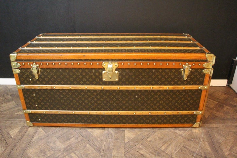 Louis Vuitton Trunk in Monogram, Louis Vuitton Steamer Trunk For Sale ...